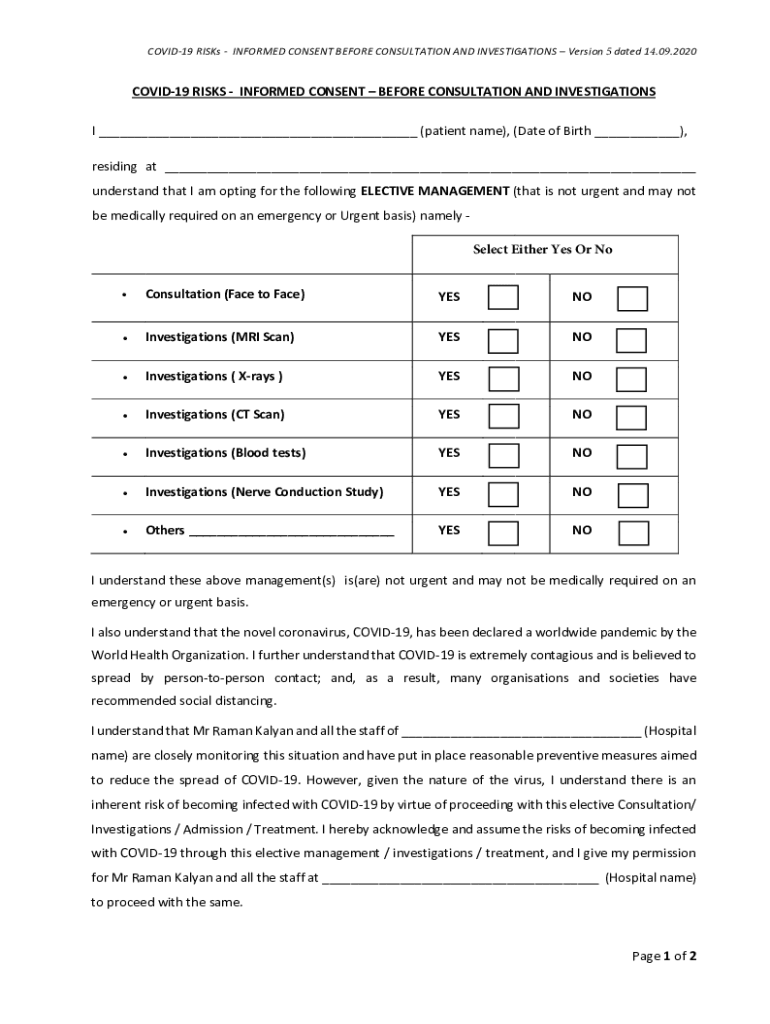 Fillable Online Key stakeholder perceptions about consent to ...