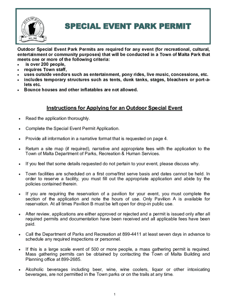 Fillable Online Apply for a state parks special use permitMass.gov Fax ...