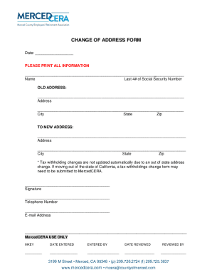 Fillable Online Address ChangesInternal Revenue Service - IRS tax forms ...