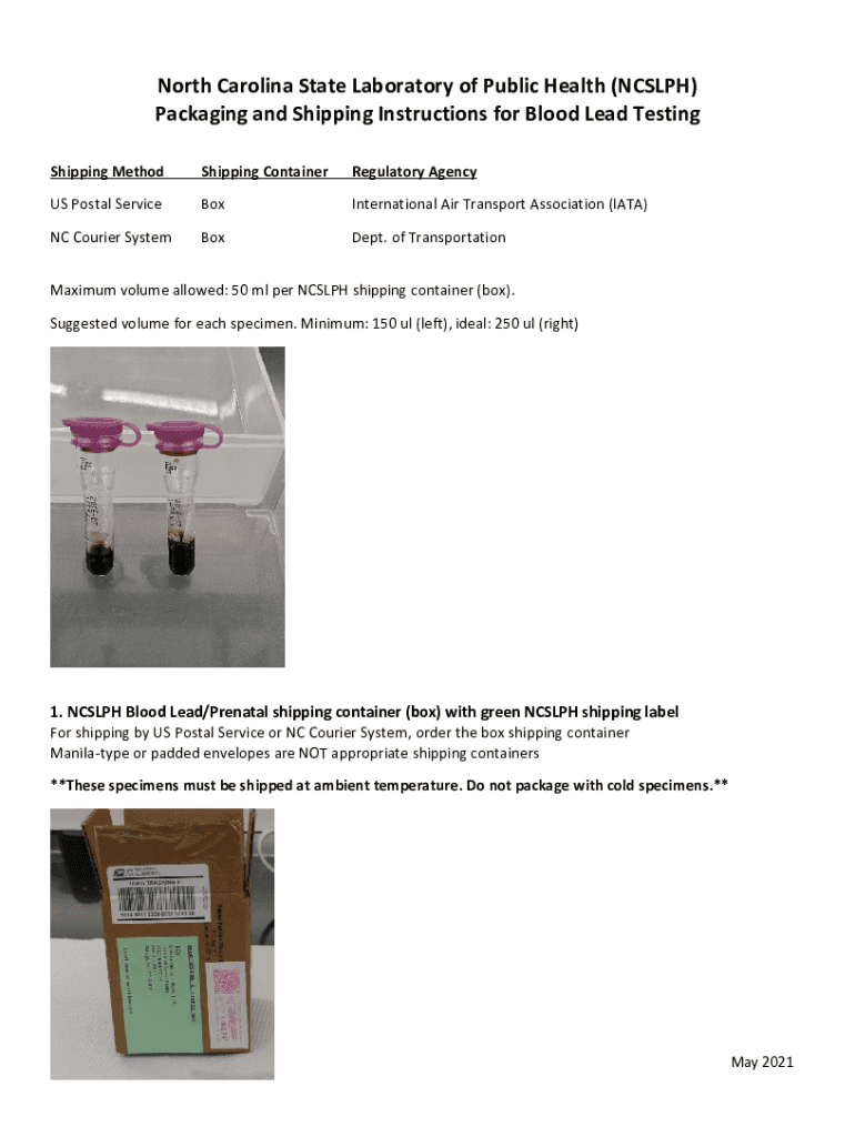 Fillable Online N.C. DPH: State LabLaboratory Improvement Training ...