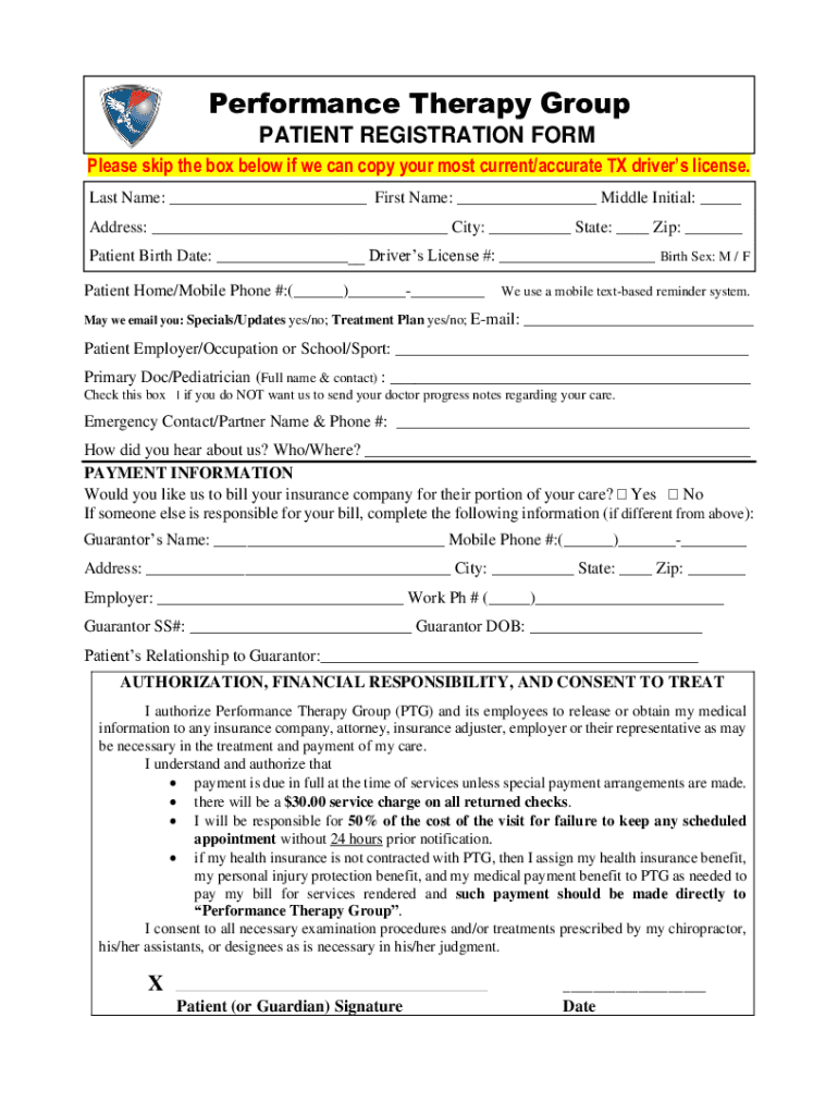 Fillable Online CPS Patient Intake Form - Free Online Form Builder ...