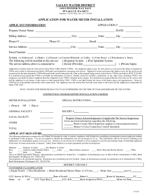 Fillable Online Meter Install App20171214.docx Fax Email Print - pdfFiller