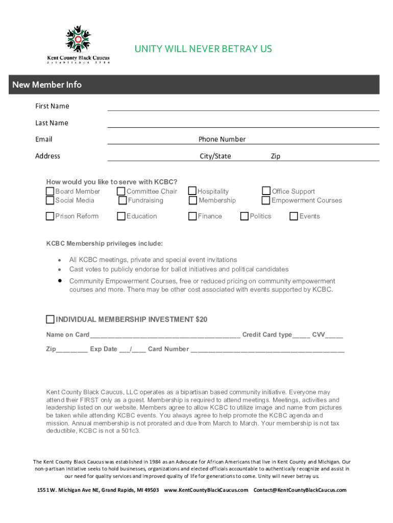 Fillable Online UNITY WILL NEVER BETRAY US Fax Email Print - pdfFiller