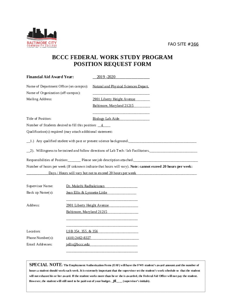 FAO SITE #366 Doc Template | pdfFiller