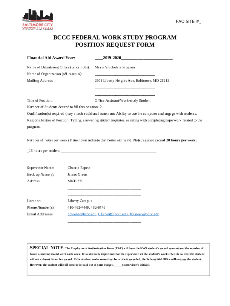 Name of Department Office (on campus):Mayor's Scholars Program Doc ...