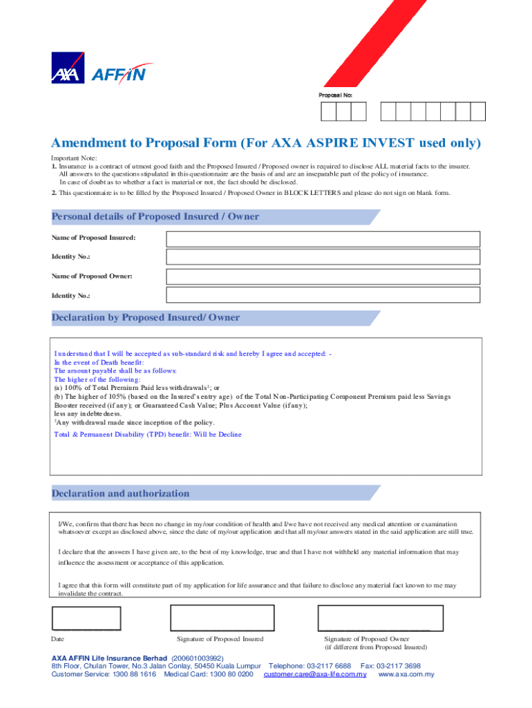 Fillable Online Not disclosing your old Insurance policy can lead to ...