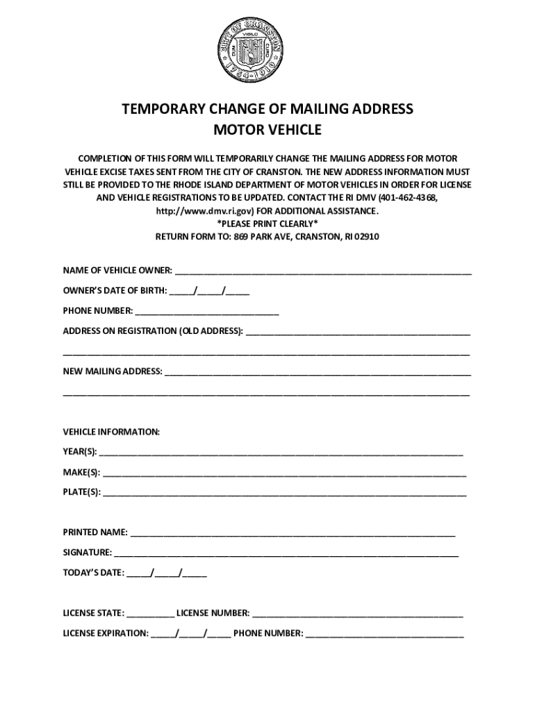 Fillable Online DMV CHANGE of ADDRESS FORM - Division of Motor Vehicles ...