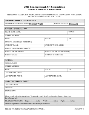 Fillable Online Printable Privacy Release Forms U.S. Representative Fax ...