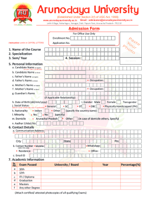 Fillable Online AU APPLICATION FORM & UNDERTAKING FORM1 Fax Email Print ...