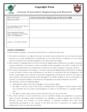 Fillable Online IEEE - Electronic IEEE Copyright Form Fax Email Print ...