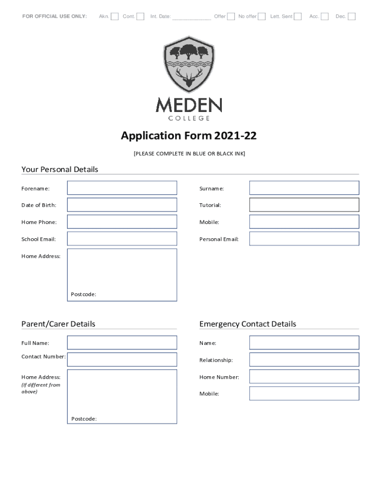 Fillable Online Public Service Application for Forgiveness - Student ...