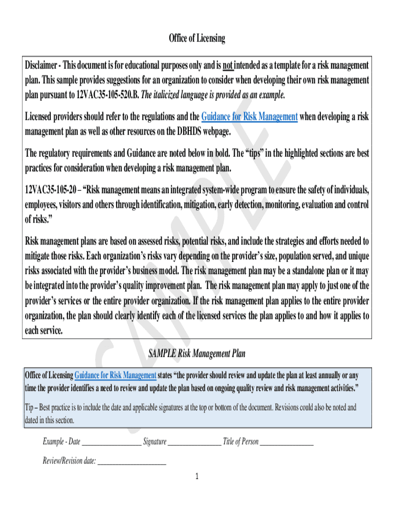 Fillable Online dbhds virginia Disclaimer - This document is for ...