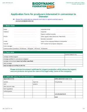 Fillable Online BFDI Application Form Production-EN Fax Email Print ...