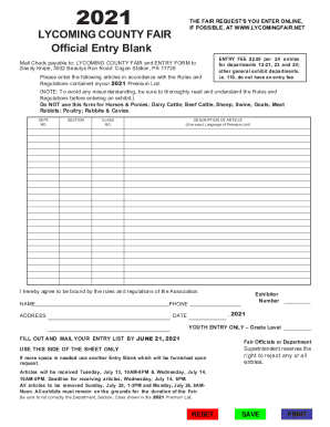 Fillable Online 566C Fair Entry Form 2013 Fax Email Print - pdfFiller