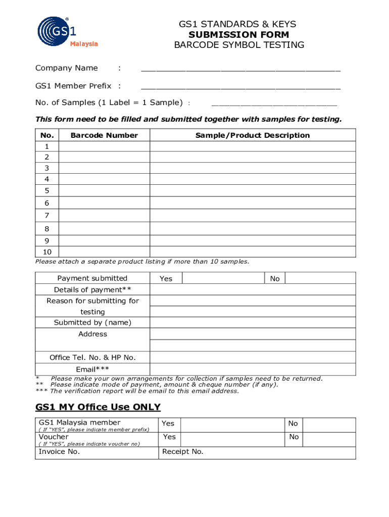Fillable Online GS1 Identification Keys - Standards Fax Email Print ...
