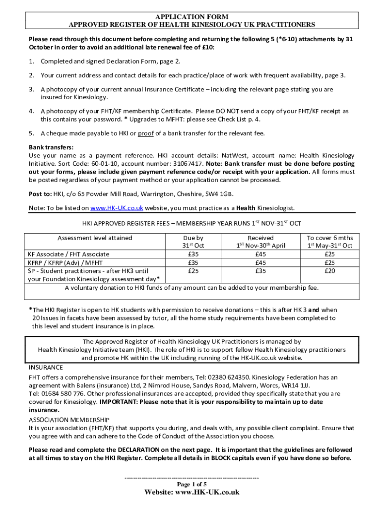 Fillable Online HCPC Readmission Application Form - Health and Care ...