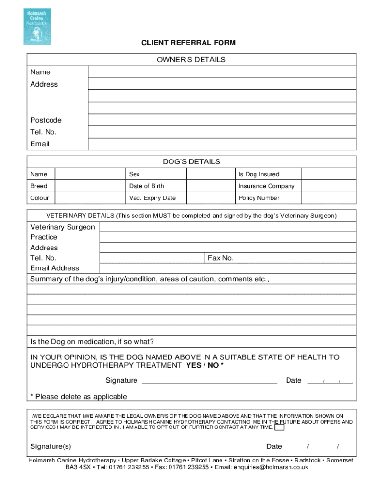 Fillable Online Referral Appt. Request Form - SportsMed Fax Email Print ...