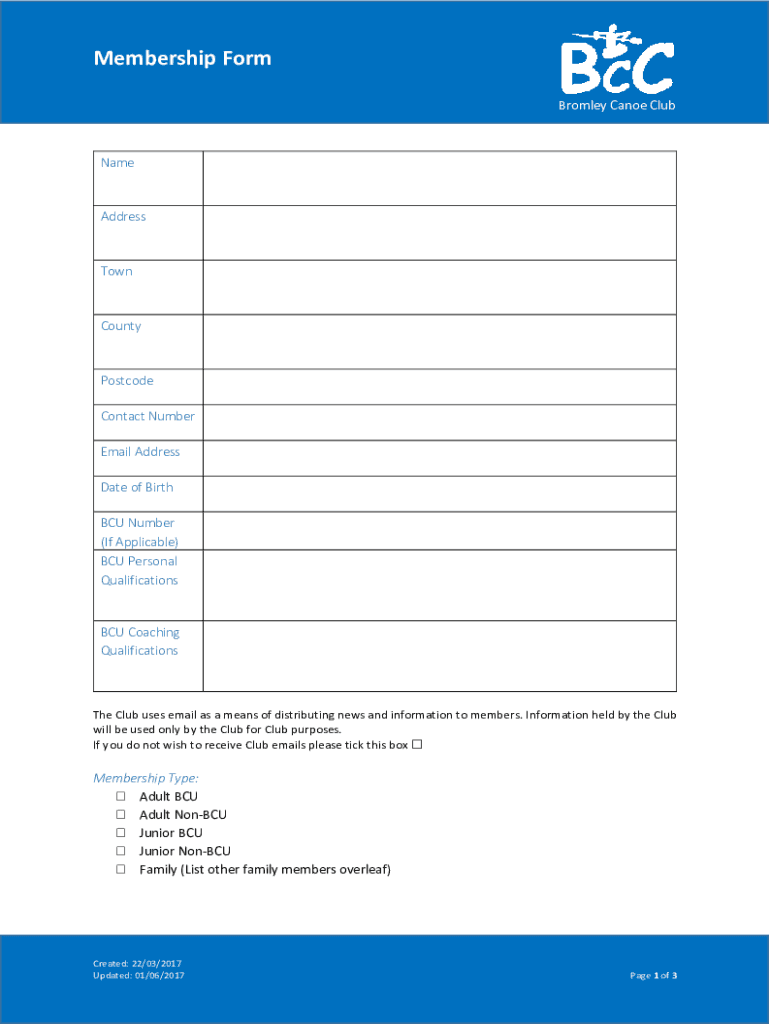 Fillable Online Swimming Pool Guidelines b Member - Bromley Canoe Club ...