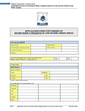 2b. Application (Water Supply) - 1 Water Services ... Doc Template ...