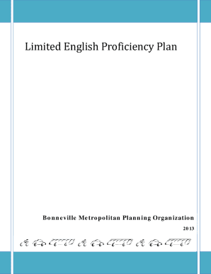 Fillable Online Sample Outline for Limited English Proficiency (LEP ...
