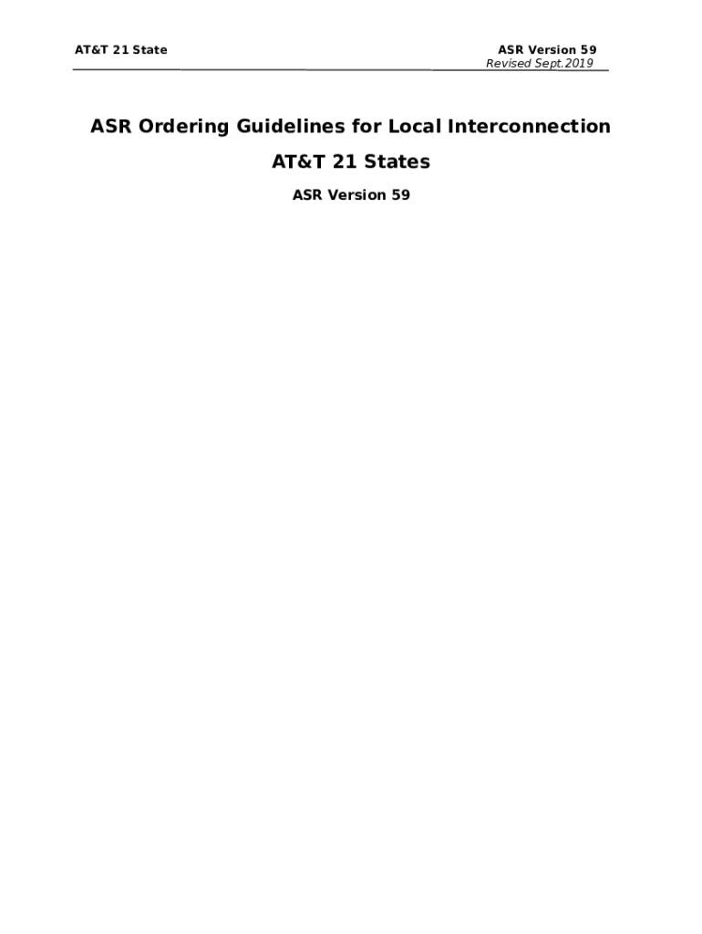 AT&T Prime Access - ASR Examples Doc Template | pdfFiller