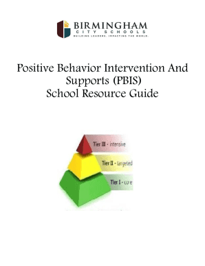 Fillable Online Positive Behavioral Interventions and Supports Defined ...