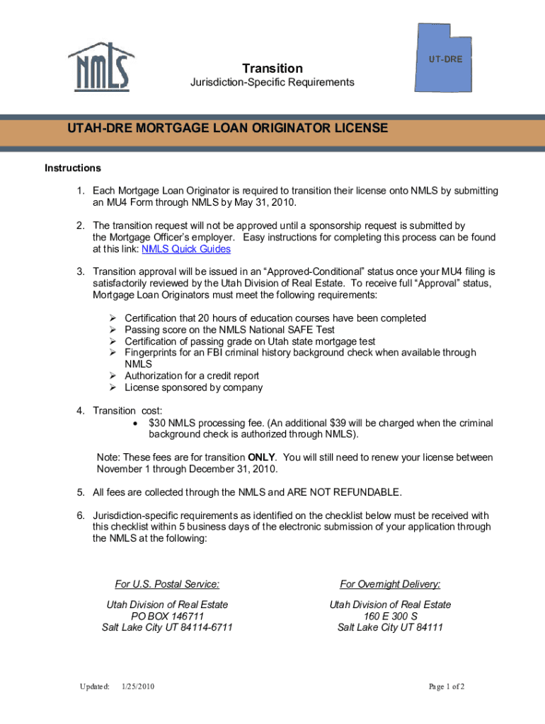 Fillable Online UT-DRE Fax Email Print - pdfFiller