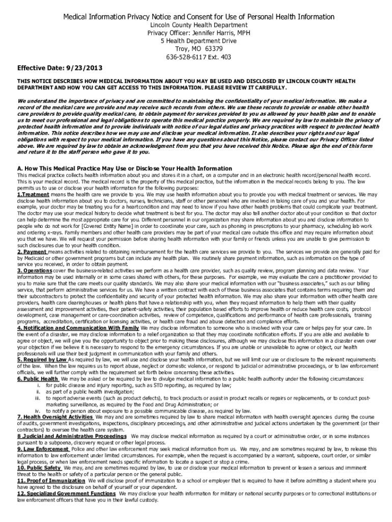 Fillable Online Privacy of Medical Information: Employer and Employee ...