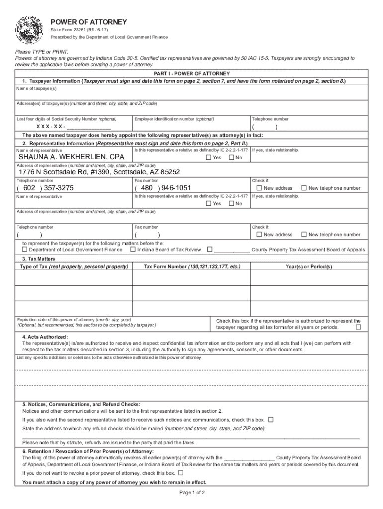 Fillable Online Power of Attorney (POA) and Third Party Authorization ...
