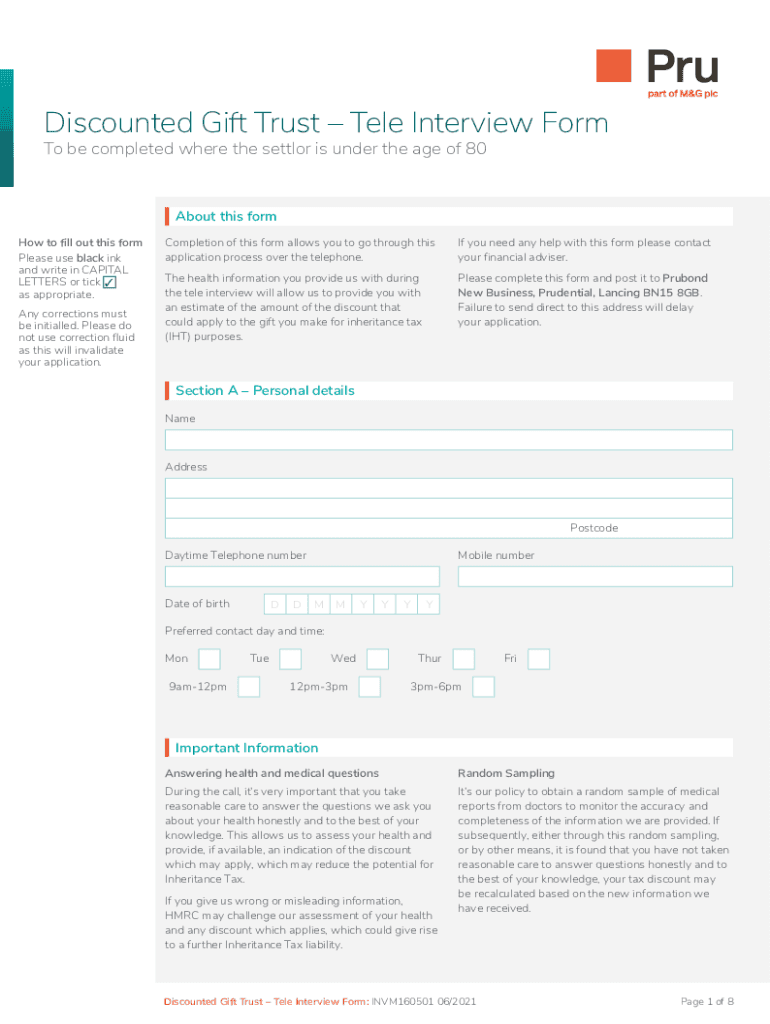 Fillable Online To be completed where the settlor is under ...