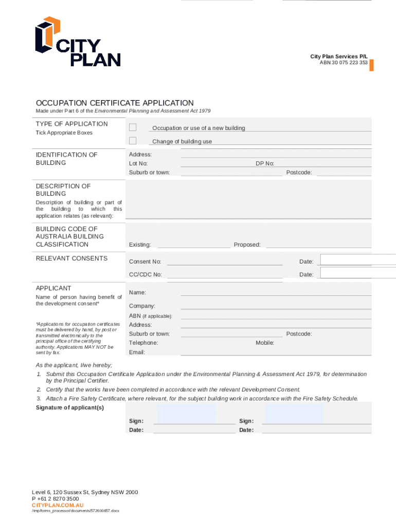 About City Plan City Plan Doc Template | pdfFiller