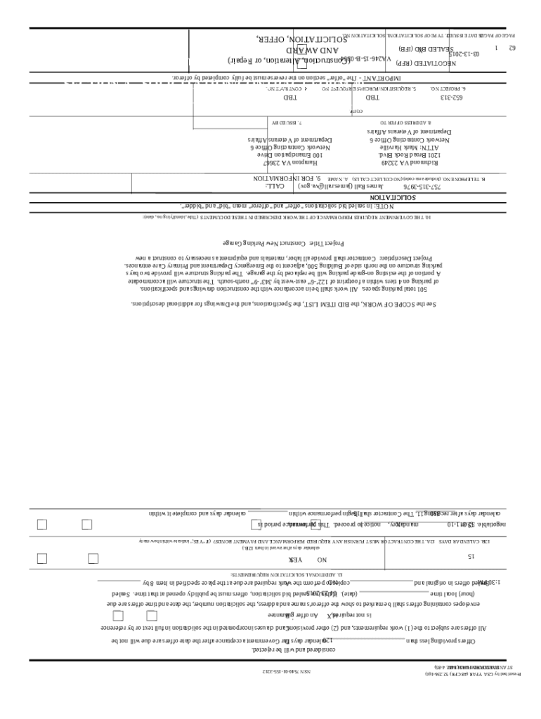 SECTION A - SOLICITATION/CONTRACT 49 Doc TemplatepdfFiller Doc Template ...