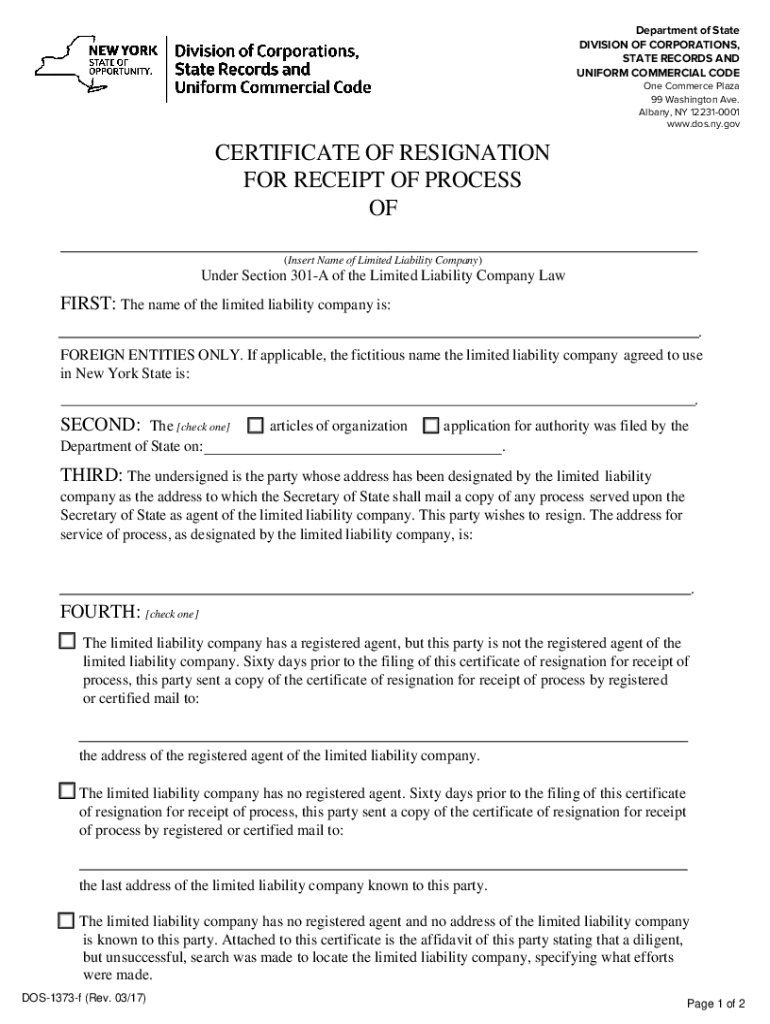 Fillable Online dos ny Fillable Online dos ny NYS Department of State ...