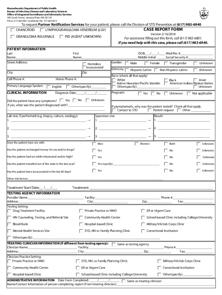 Fillable Online Infectious Disease Reporting and Regulations for Health ...