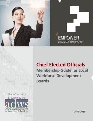 Fillable Online Chief Elected Officials Membership Guide for Local ...