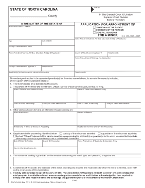 Fillable Online North Carolina Small Estate Affidavit For Collection Of ...