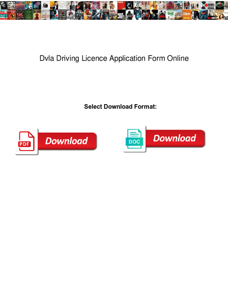 Fillable Online Dvla Driving Licence Application Form Online. Dvla ...