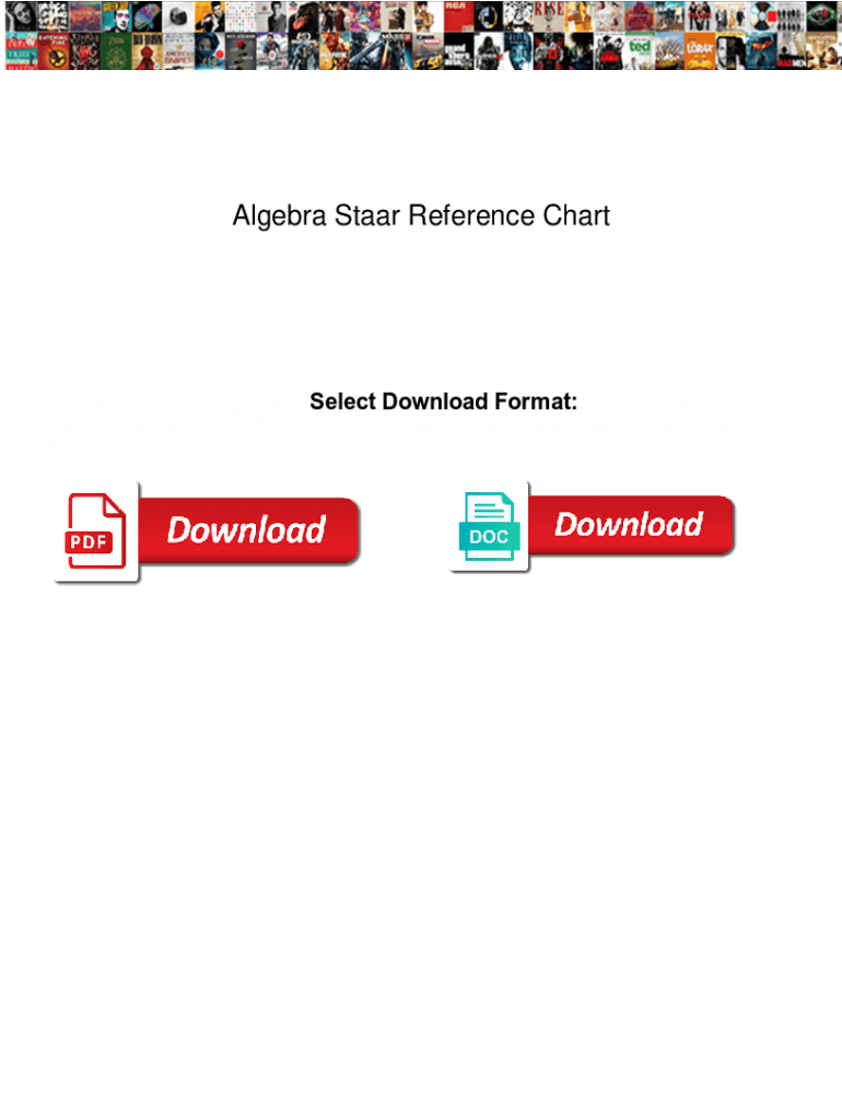 Fillable Online Algebra Staar Reference Chart Algebra Staar Reference fillable-online-algebra-staar-reference-chart-algebra-staar-reference