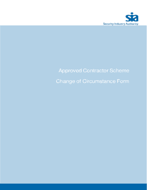 Fillable Online ACS Change of Circumstance Form Fax Email Print - pdfFiller