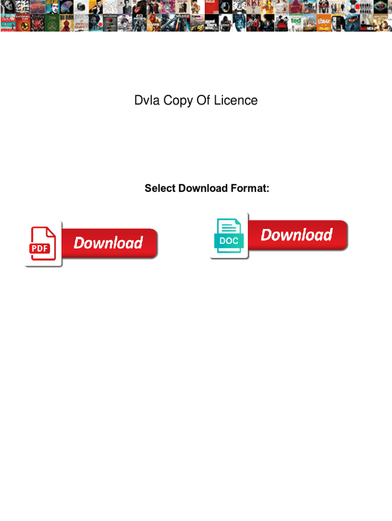 Fillable Online Dvla Copy Of Licence. Dvla Copy Of Licence lines Fax ...