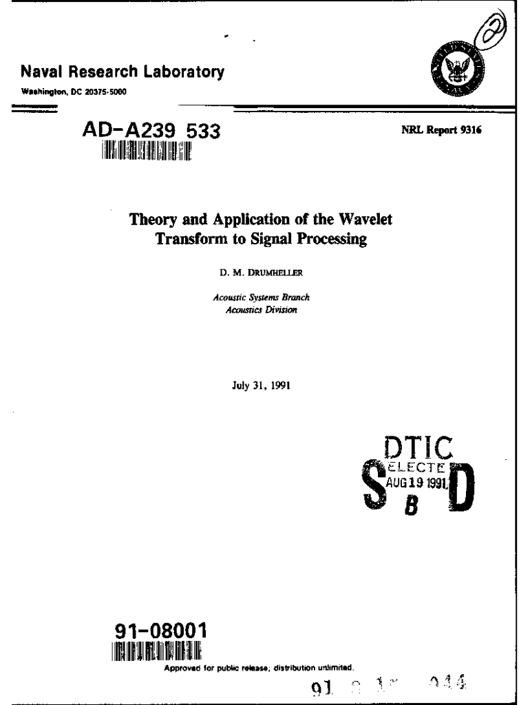 Fillable Online AD-A239 533 Fax Email Print - pdfFiller