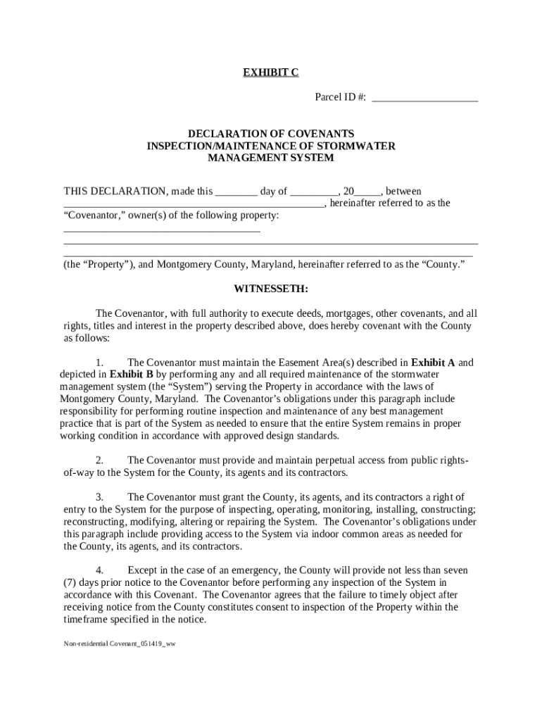 INSPECTION/MAINTENANCE OF STORMWATER Doc TemplatepdfFiller Doc Template ...