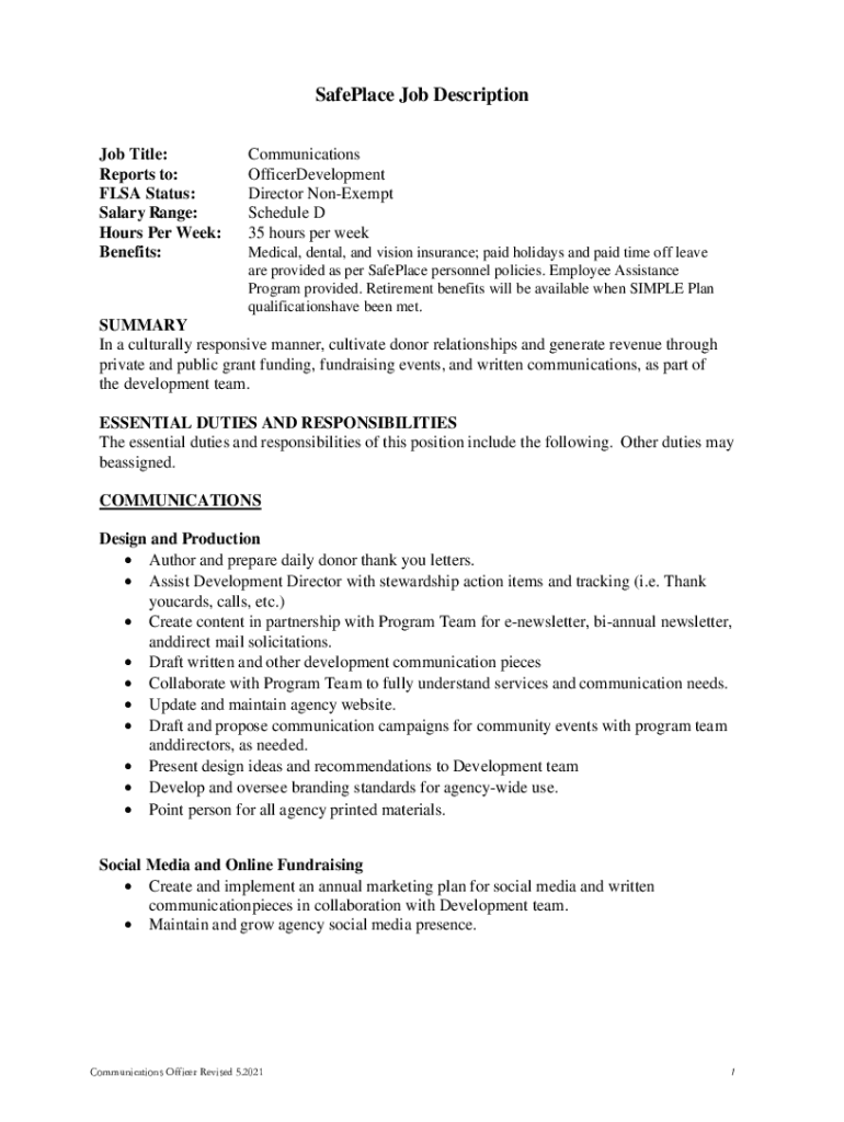 Fillable Online Account Manager Job Description And Salary Fax Email fillable-online-account-manager-job-description-and-salary-fax-email