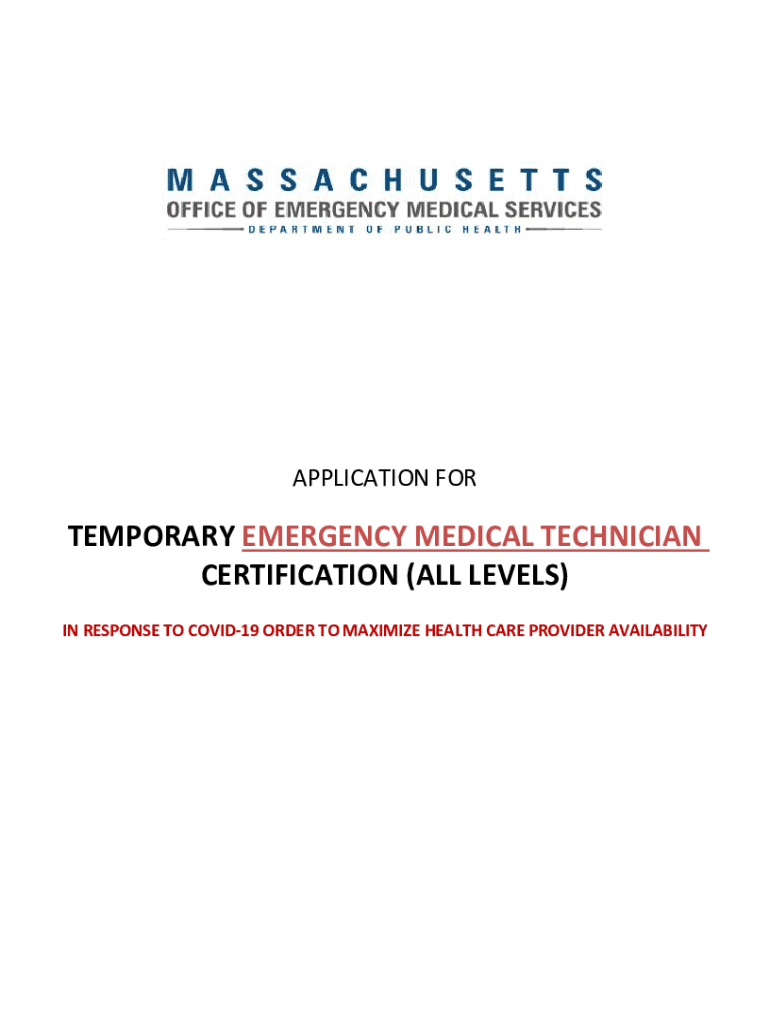 Fillable Online State Emergency Declarations Licensures Requirements ...