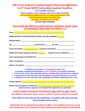 Fillable Online NHSRF Scholar App JH Cinch 21.doc Fax Email Print ...