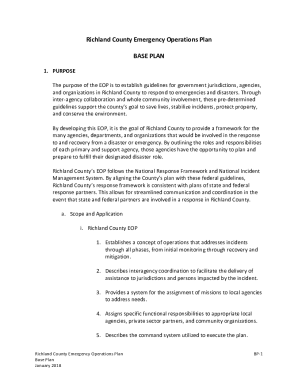 Fillable Online Emergency Operations Plans and Annexes - Dallas College ...