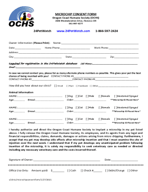 Fillable Online Oregon Coast Humane Society Spay/Neuter Certificate Fax ...