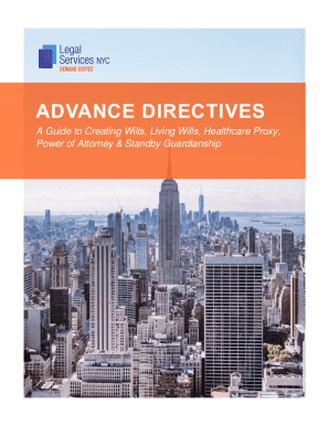 Fillable Online Advanced Directives Guide - Legal Services NYC Fax ...