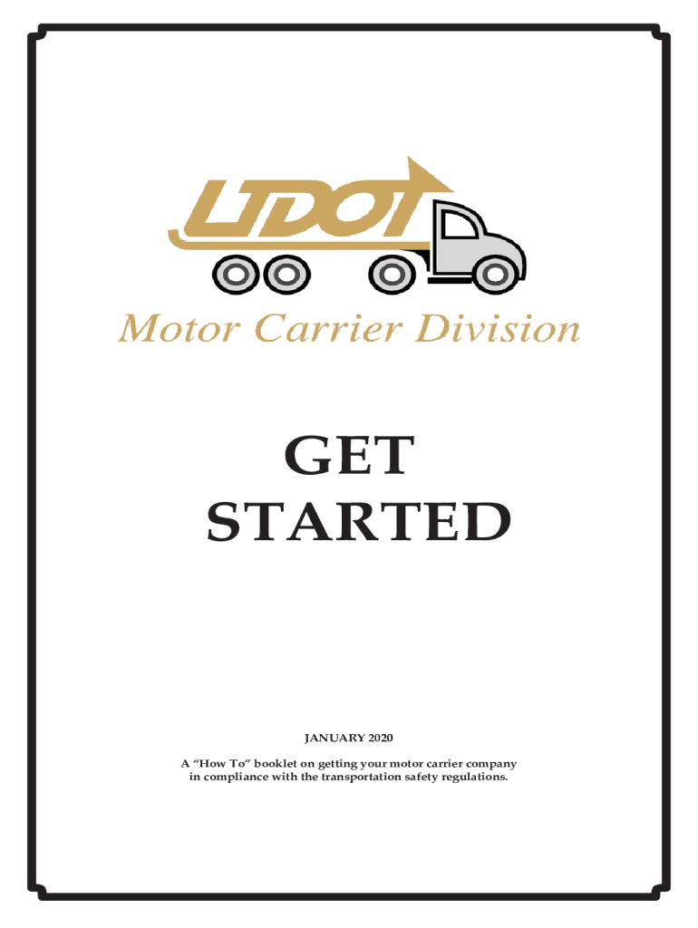 Fillable Online site utah GET STARTED - UDOT Fax Email Print - pdfFiller