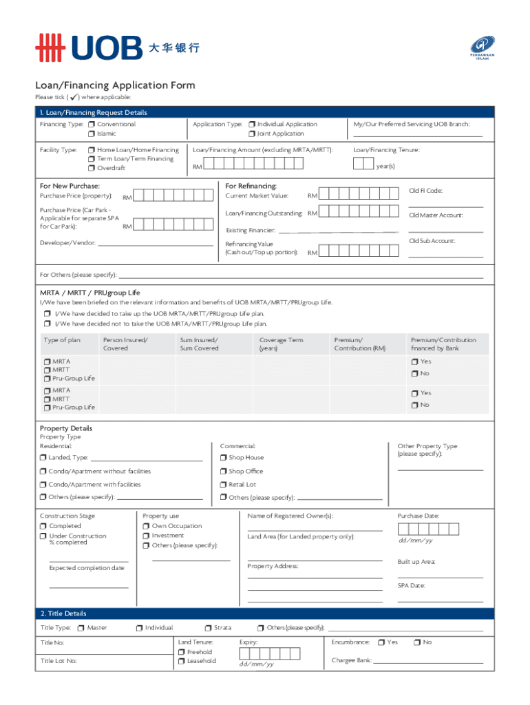 Fillable Online HOUSING FINANCE APPLICATION FORM Fax Email Print ...